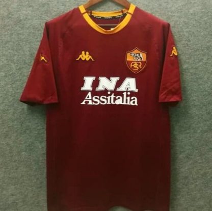 AS Roma 2000/01 Home Shirt – Premier Retros