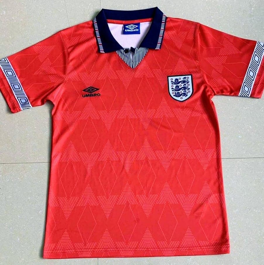 England 1990 Away World Cup Shirt – Premier Retros
