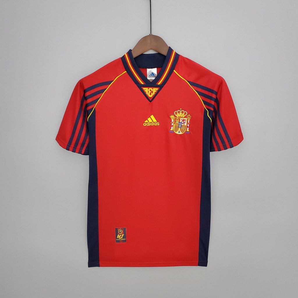 Spain 1998 Home Shirt - Premier Retros