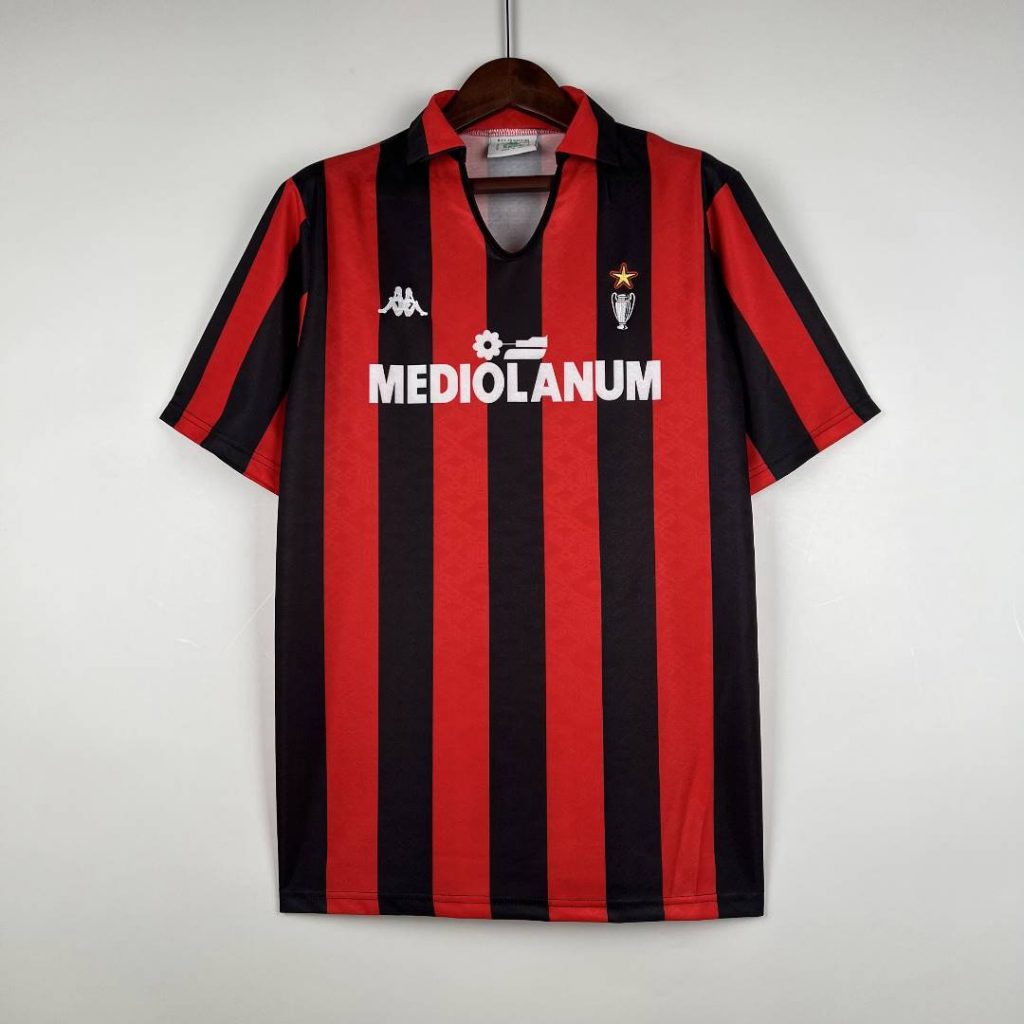 AC Milan 1989/90 Home Shirt - Premier Retros