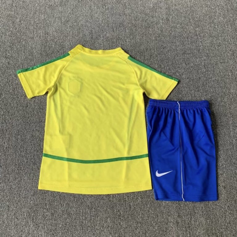 Brazil 2002 Home Kids Kit - Premier Retros