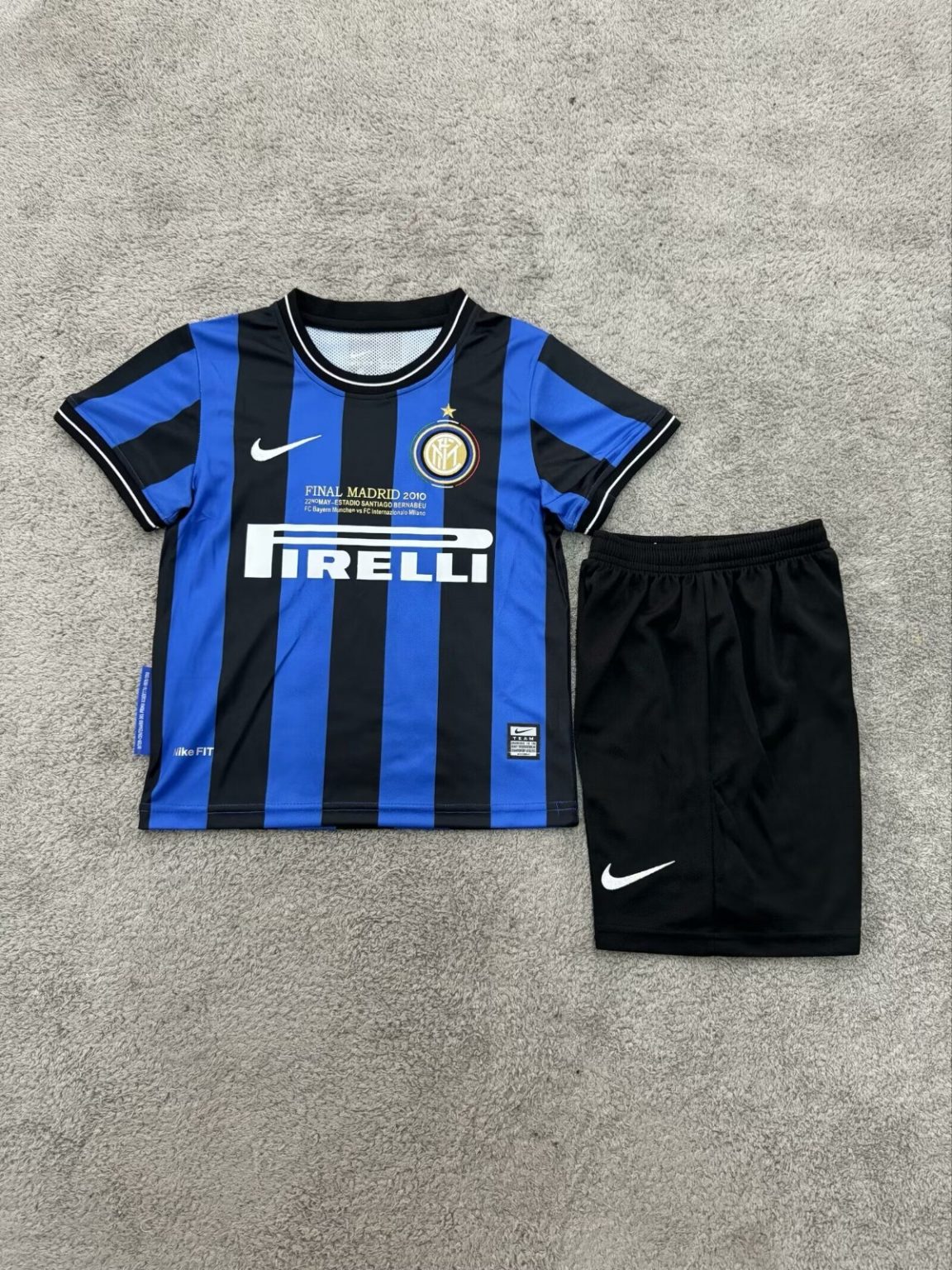 Inter Milan 2010 Champions League Final Kids Kit - Premier Retros