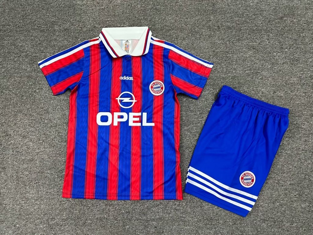 Bayern Munich 1995-97 Home Kids Kit - Premier Retros