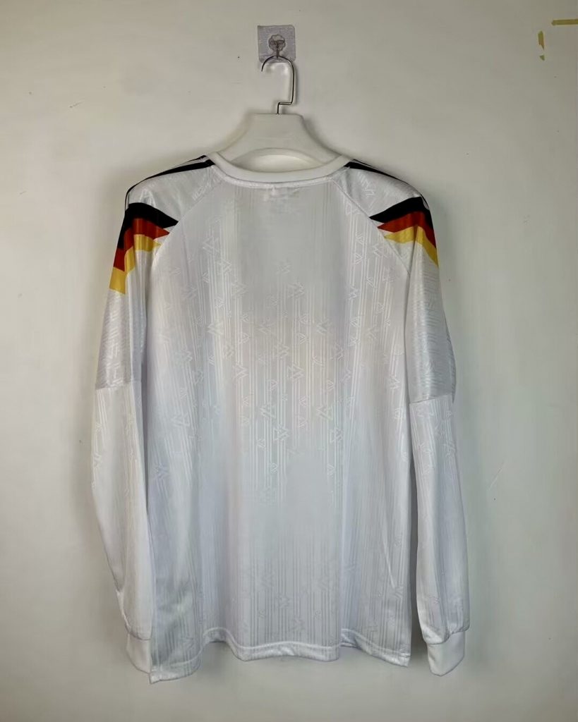 Germany 1990 Home Shirt Long Sleeved - Premier Retros