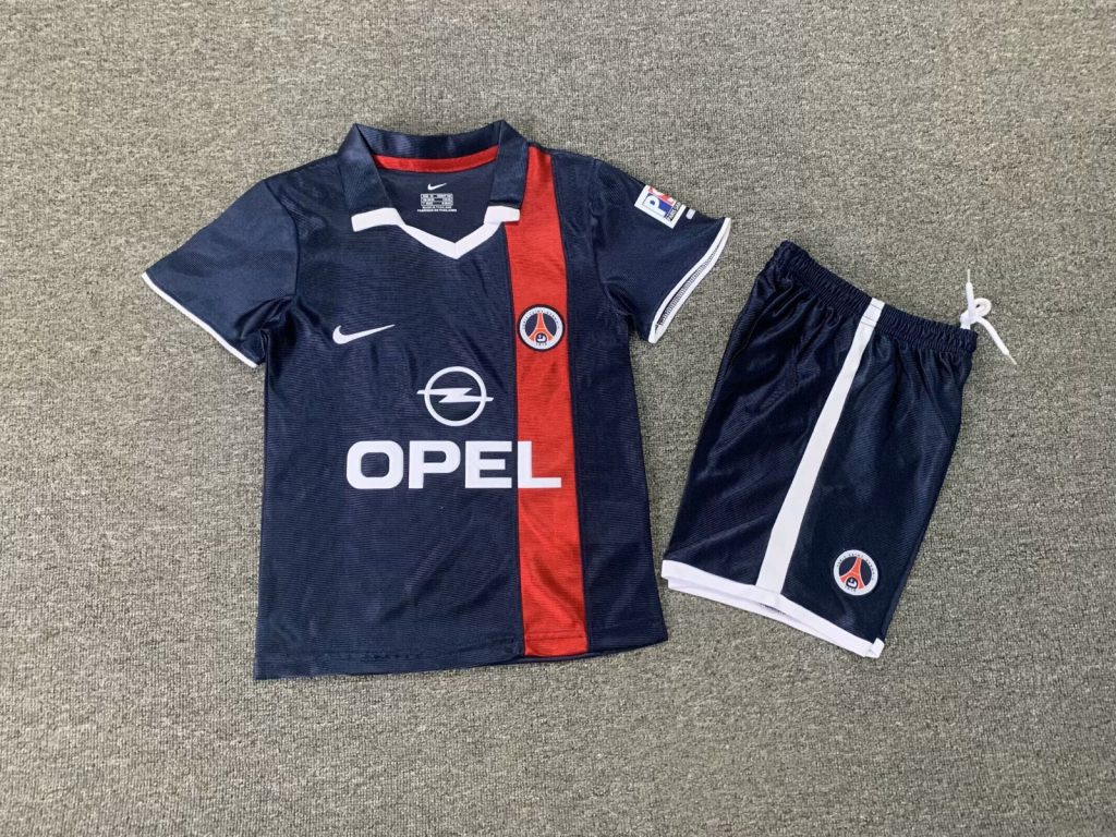 PSG 2001-02 Home Kids Kit - Premier Retros