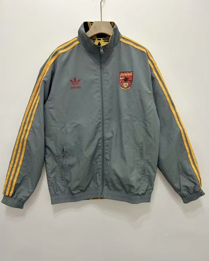 Arsenal Retro Reversible Windbreaker Jacket - Premier Retros